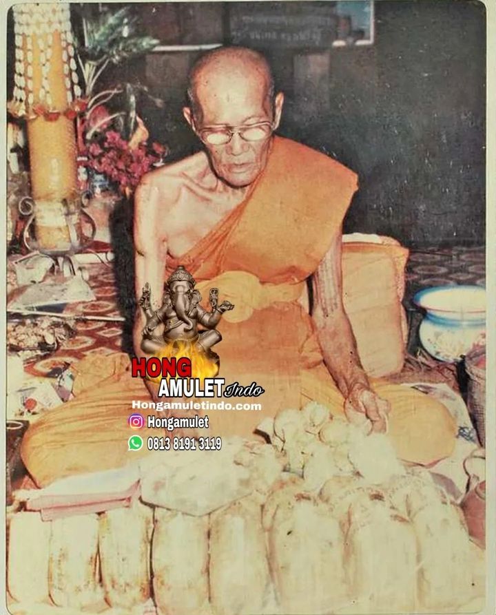 Amulet Hanuman Riding Palakit Blessing LP Klan Wat Inthrawat