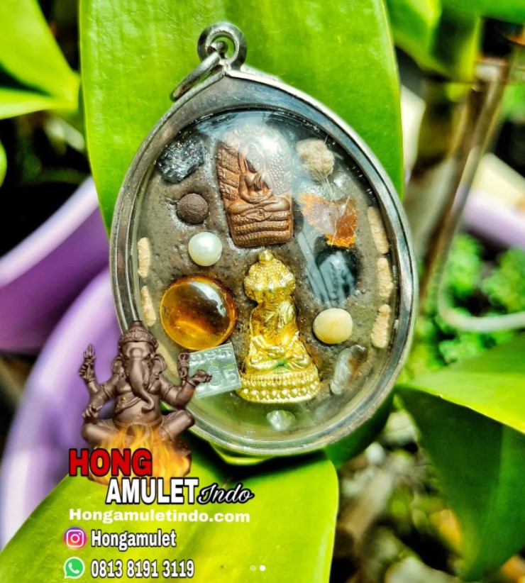 Thai Amulet Kekayaan Locket 9 Milliarder LP Hong Wat Susantungmon ...